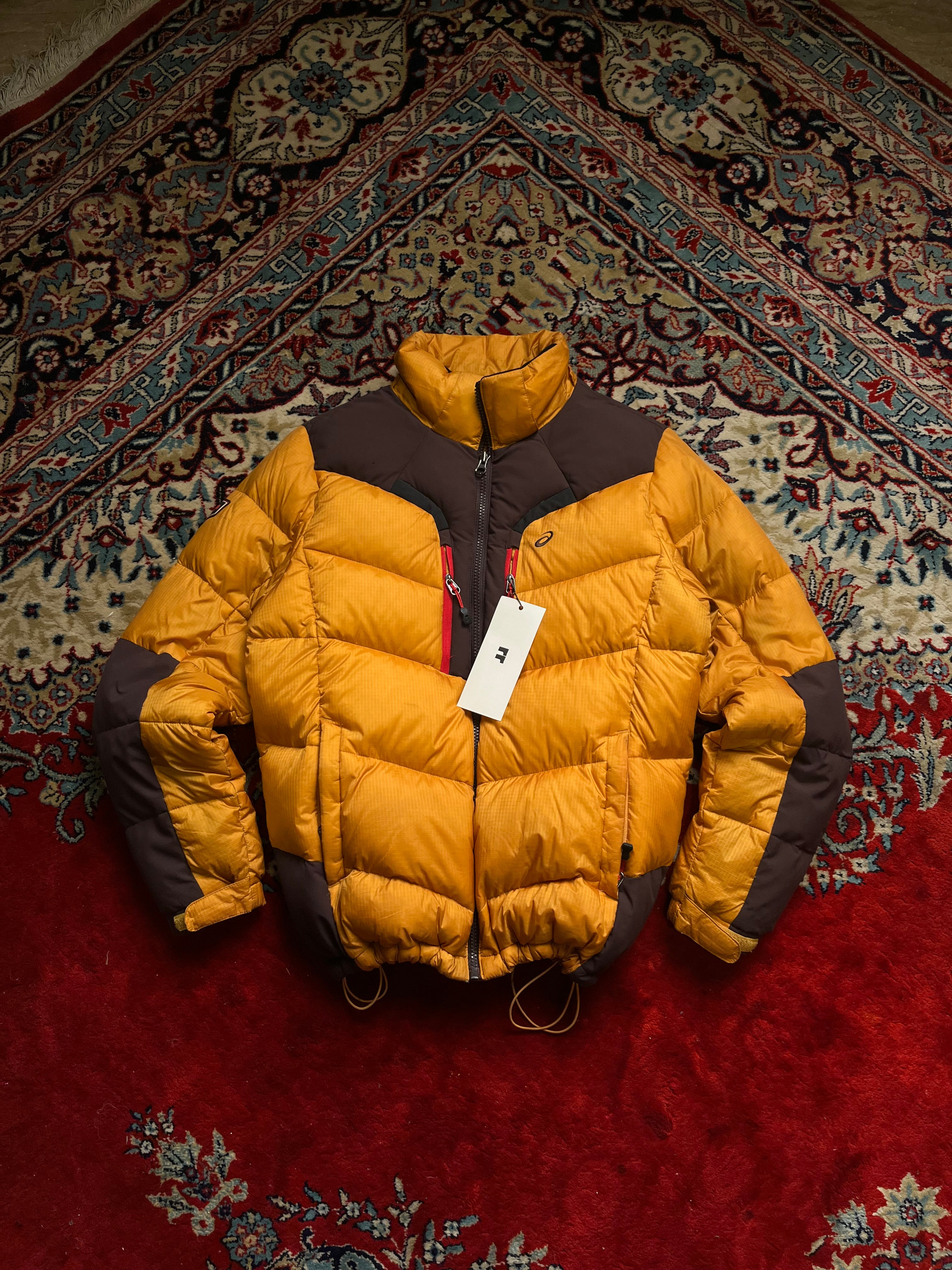Asics Yellow Puffer Jacket – Retro Rags