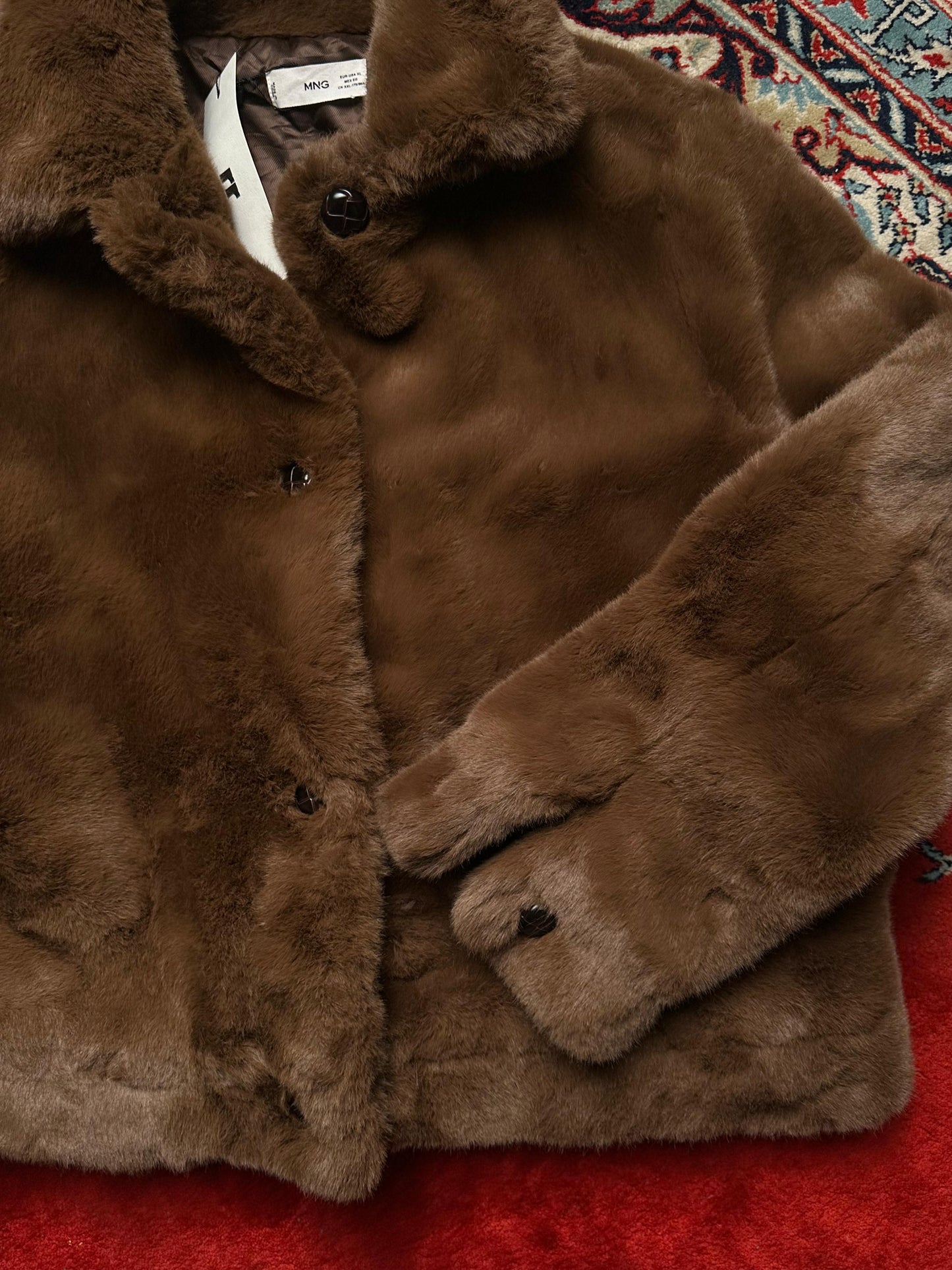 MANGO Teddy Fur Jacket – Retro Rags